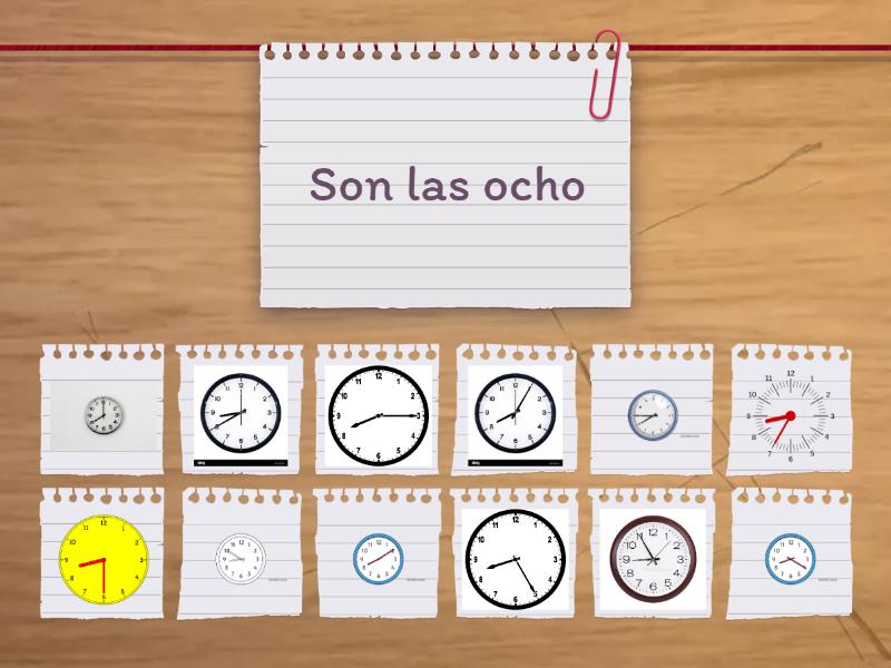 Horas - 4 - Find the match