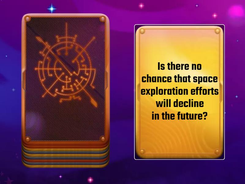 Space exploration discussion (predictions) - Speaking cards