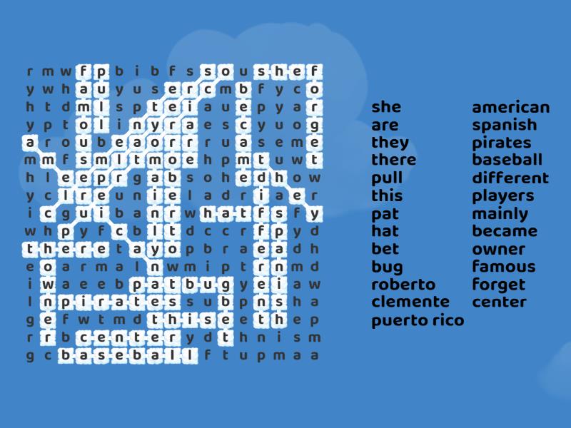 G3 Word Search (Hamilton) - Sopa de letras