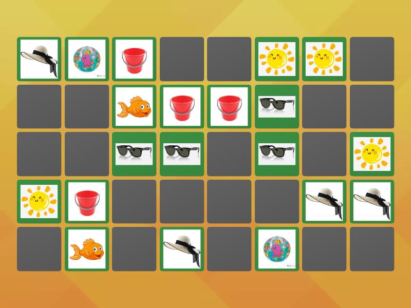 Memory Games - Matching pairs