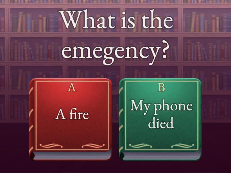 911 quiz - Cuestionario