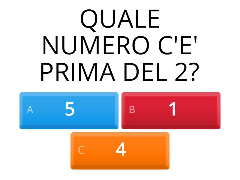 PRIMA E DOPO - Quiz