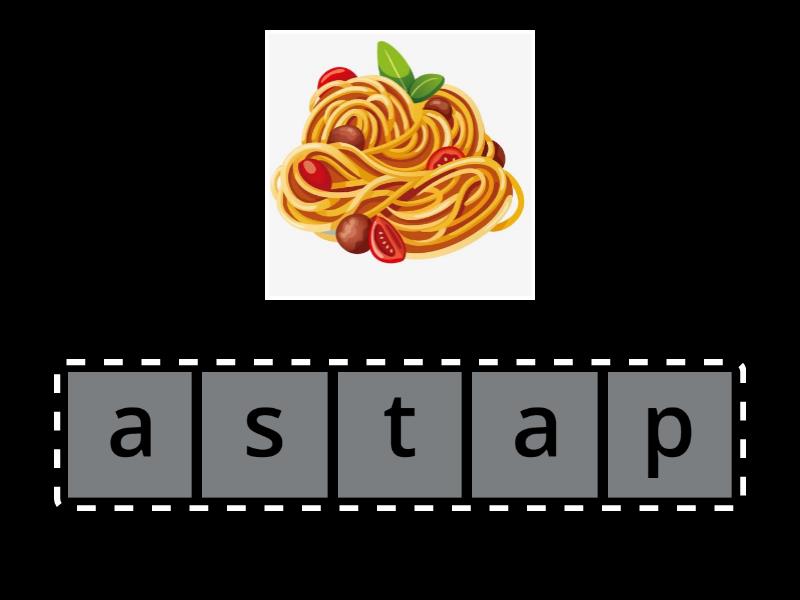 Food Spelling part 3 PU1 U4 - Anagram