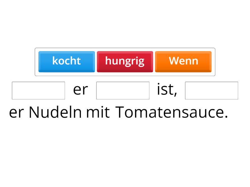 Sätze mit Wenn - 1 - Missing word