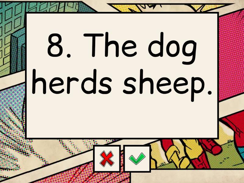 Remember the sentences - Flash cards