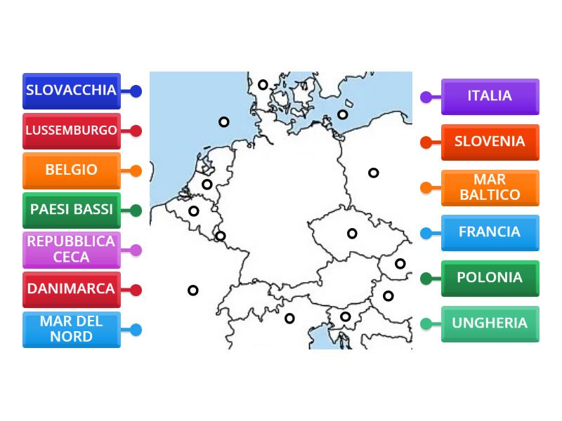 CONFINI REGIONE GERMANICA E ALPINA - Labelled diagram