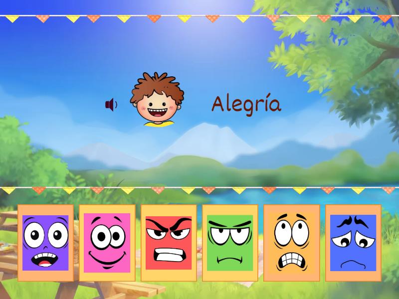 El jardín de las emociones - Find the match