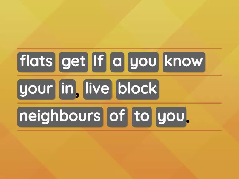 zero and first conditionals RM B1 - Unjumble