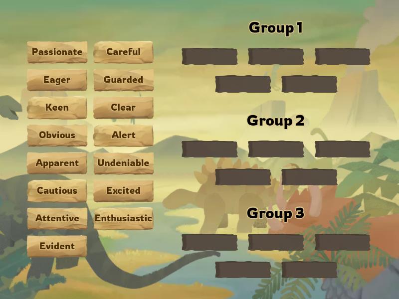 GROUP THE WORDS - Group sort