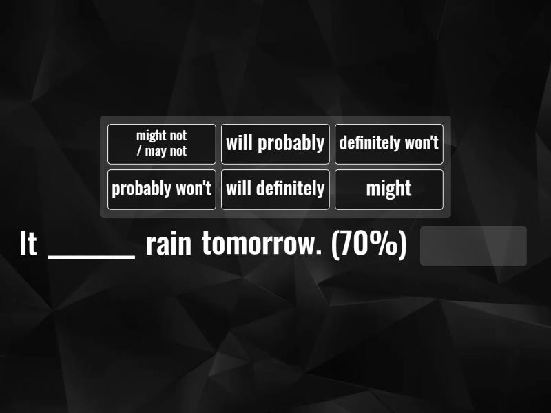 Speculating and predicting (Solutions Intermediate Unit 3B WB) - Missing word