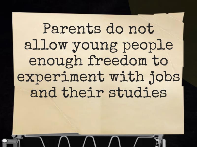 GAP YEAR FCE DISCUSSION SENTENCES - Flash cards