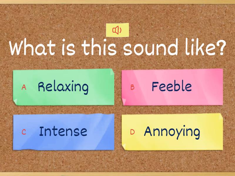 What is this sound like? - Quiz