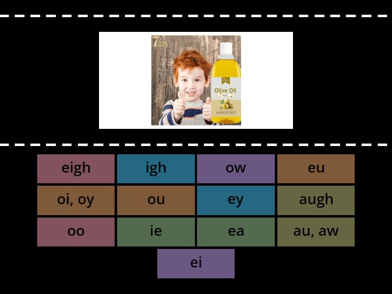 Level 8 Lesson 11 - Match the Vowel Team Phrase with the Picture - Find ...