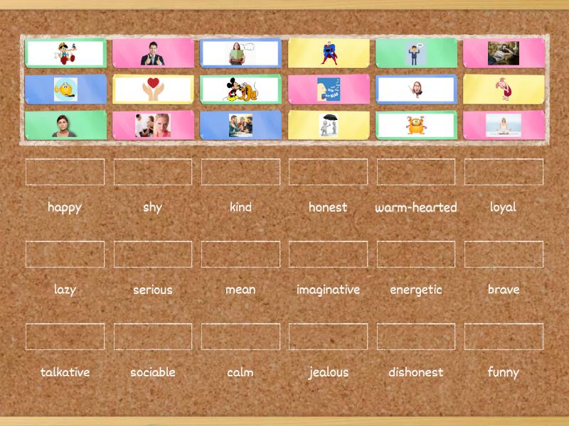 character - Match up