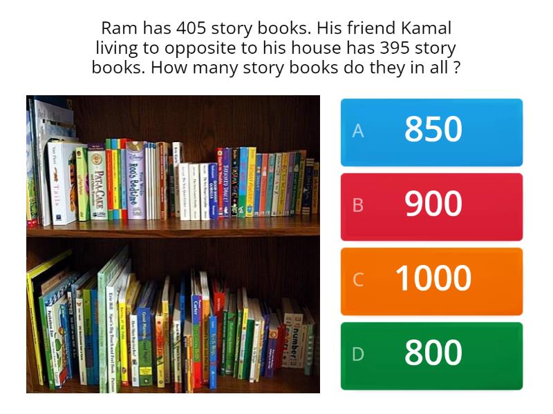 Math Quiz GRADE 4 - Cuestionario