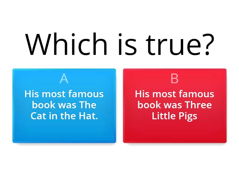 All About Dr. Seuss - Quiz