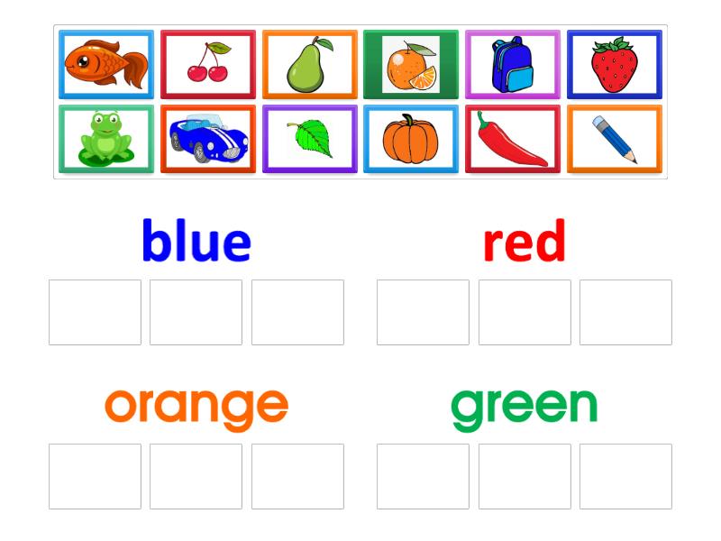 Colours - Group sort