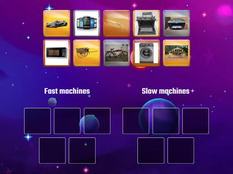 machines - Group sort