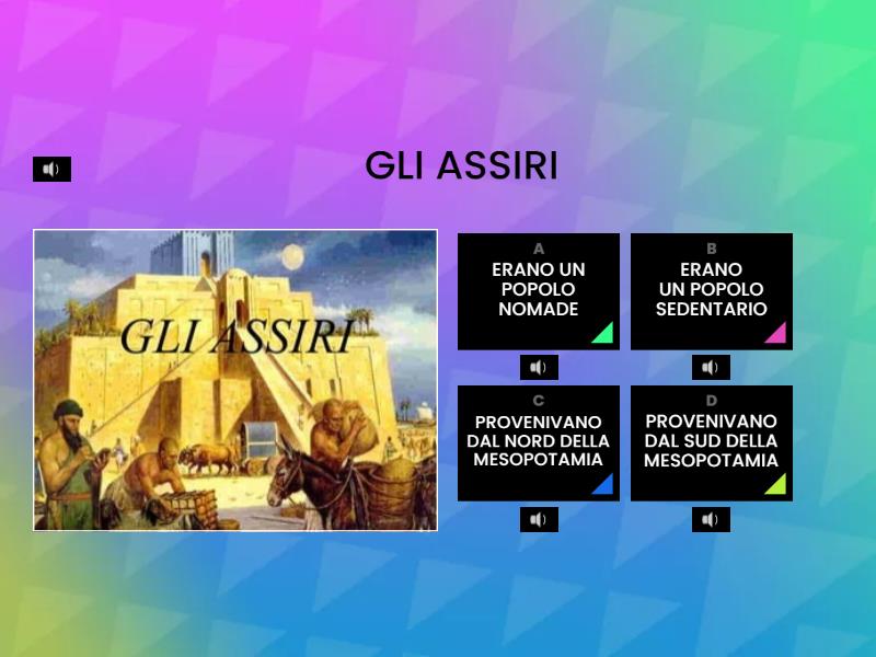 GLI ASSIRI 2 - Quiz