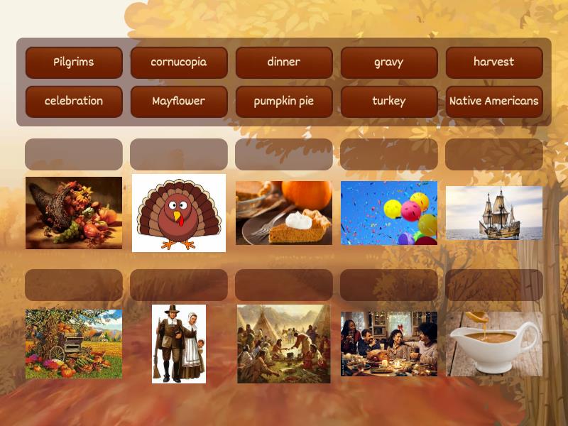 Thanksgiving - Match up