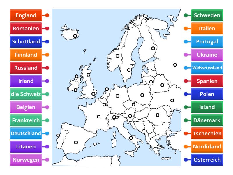 Die Länder - Labelled diagram