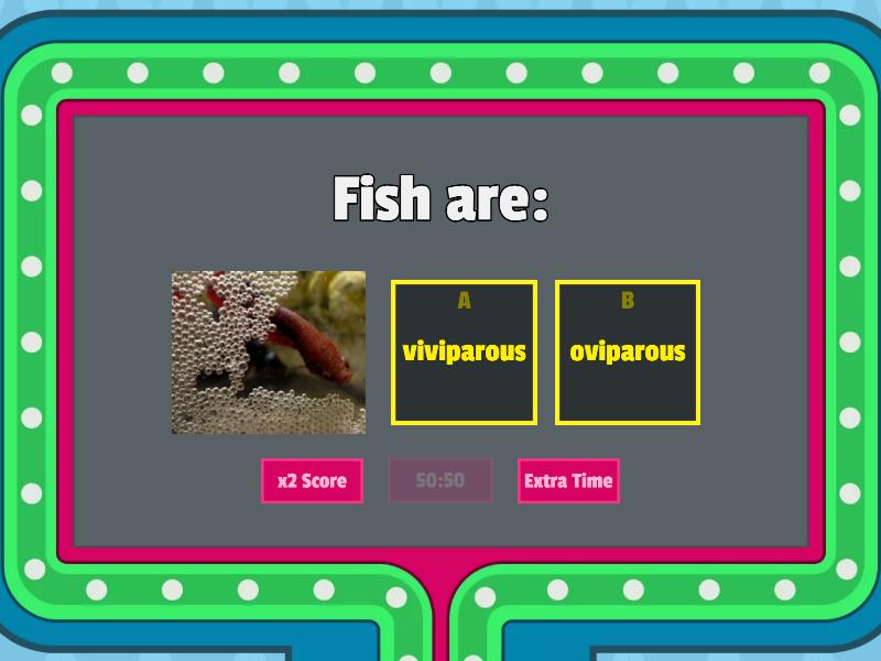 All about fish - Gameshow quiz