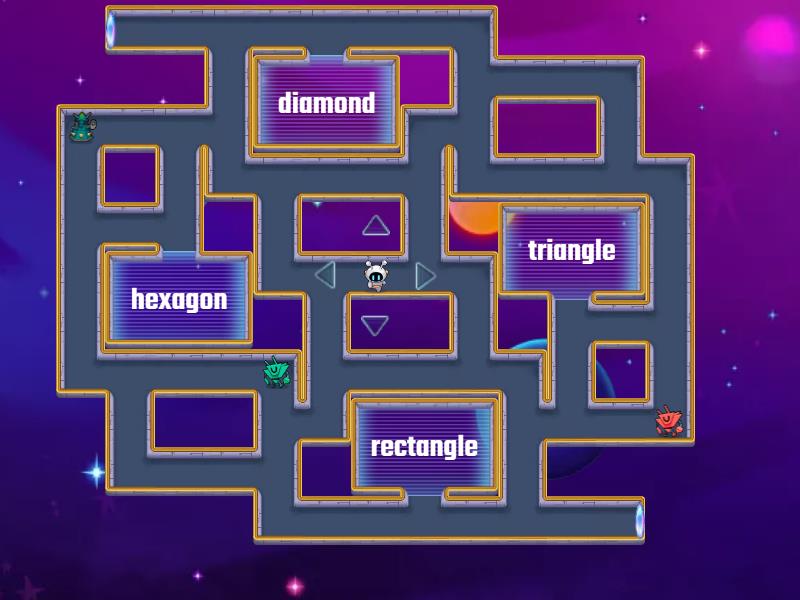 Shapes Game Show! - Maze chase