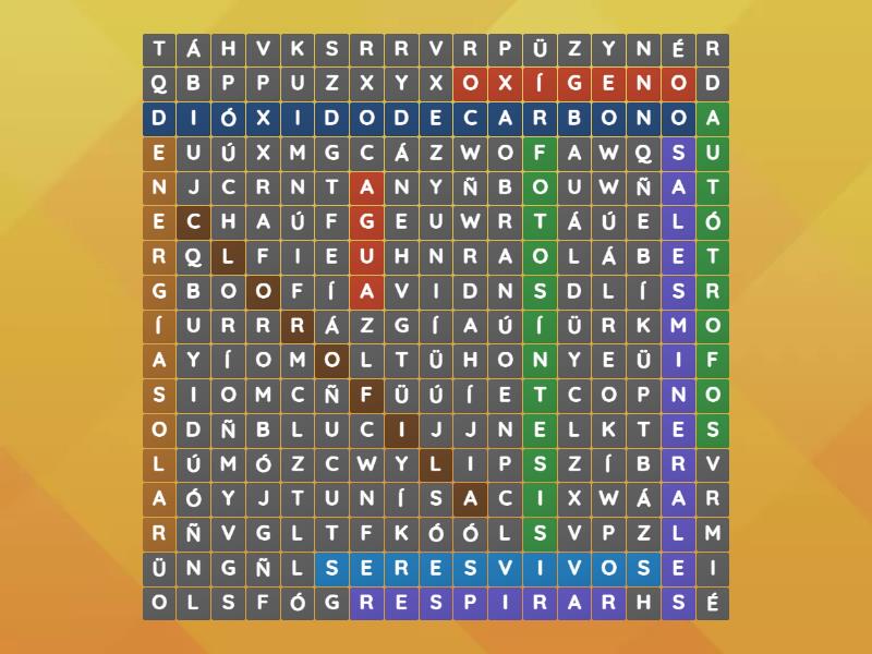 BUSCA LAS PALABRAS - Wordsearch