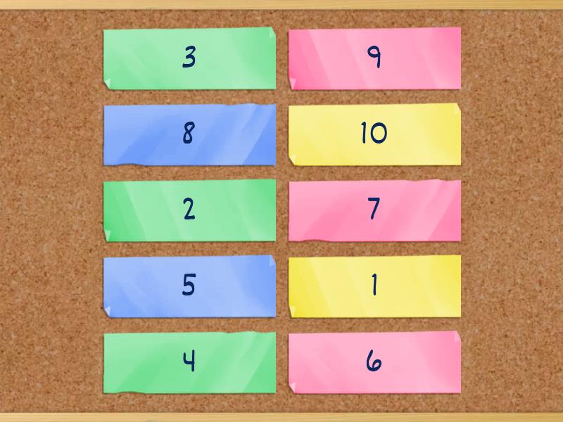NUMBERS - Flip tiles