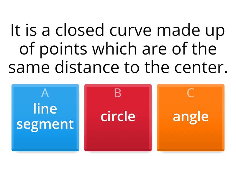 Parts of a Circle - Quiz