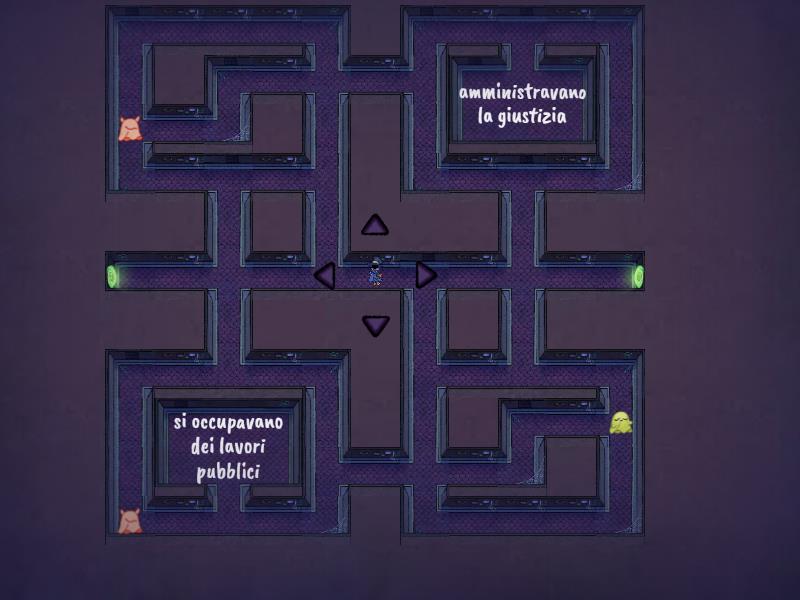 Esercizi di Storia sui Romani - Maze chase