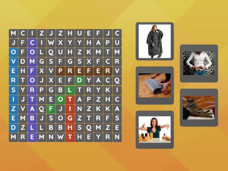 P4_Unit 6_Vocabulary (Part 2) - Wordsearch