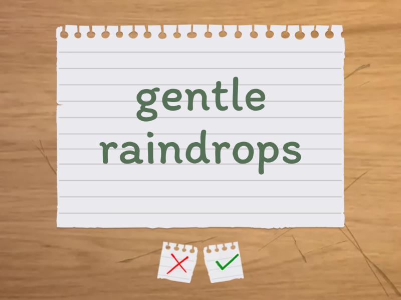 Totoro poem Words - Flash cards