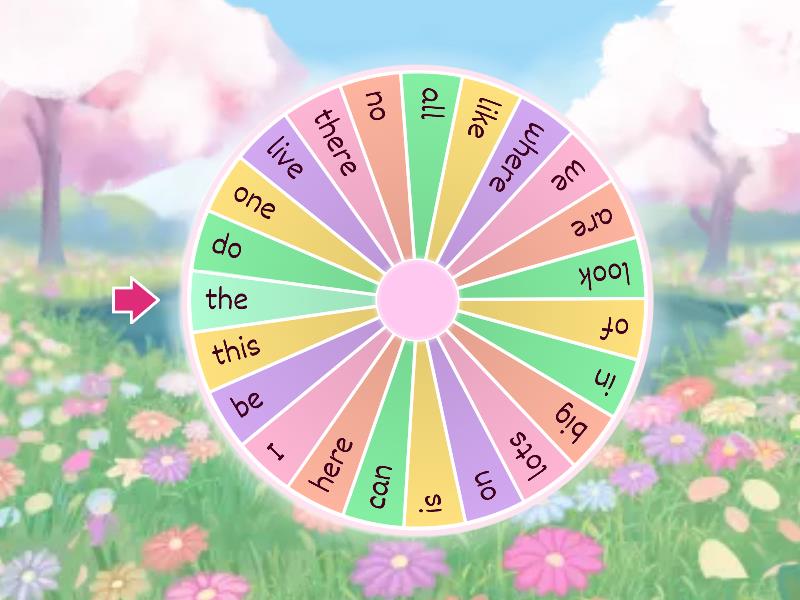 ARC Power words - Random wheel