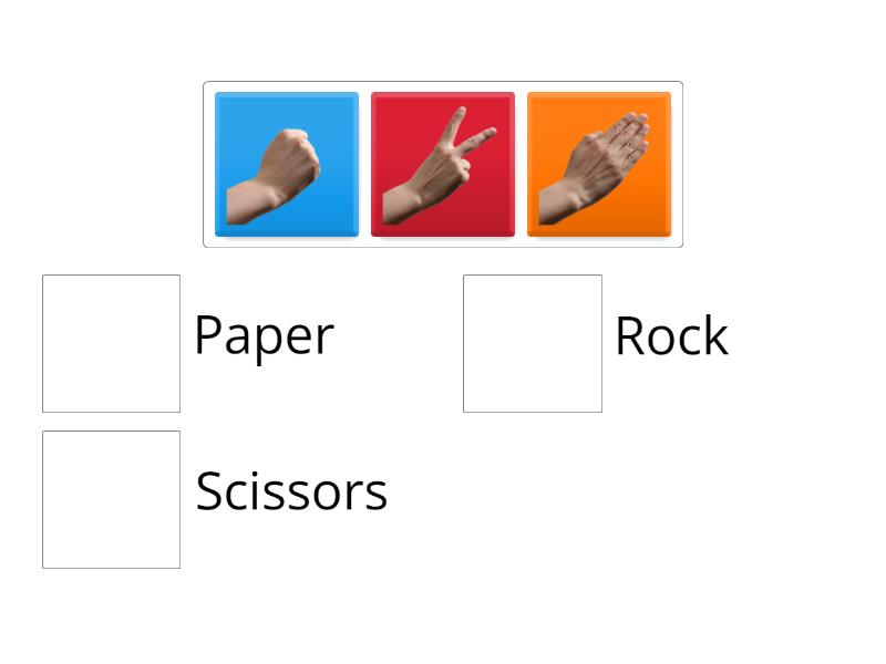 Rock, paper, scissors - Match up