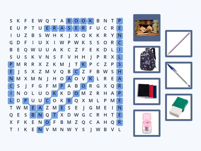 MATERIAL ESCOLAR - Wordsearch