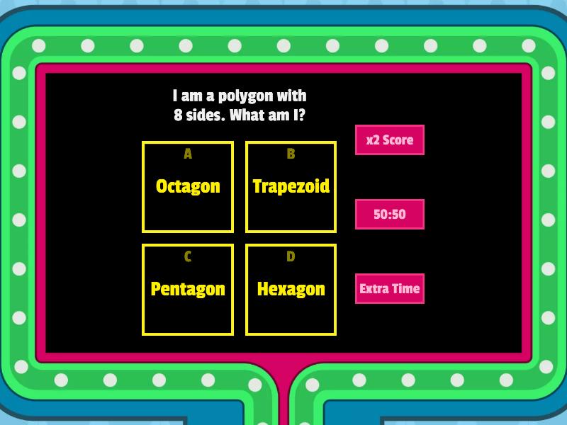 Polygons - Gameshow quiz