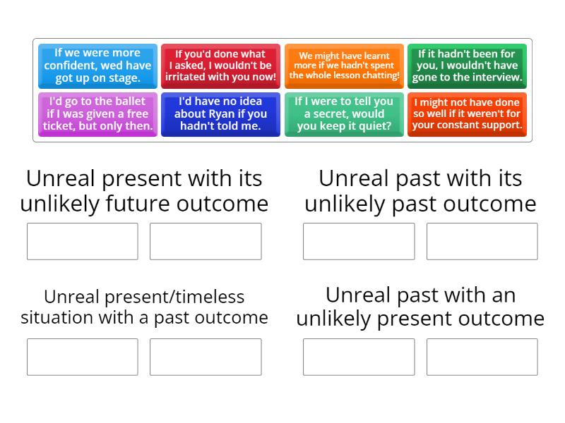 Unreal conditionals 1 - Group sort