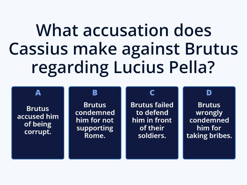 JULIUS CAESAR ACT 4 SCENE 3 - Quiz