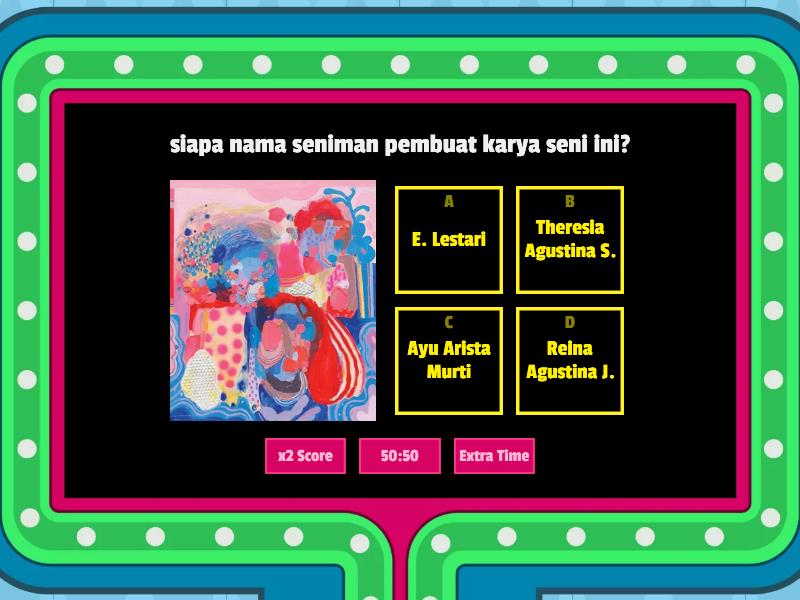 Art Games - Gameshow quiz