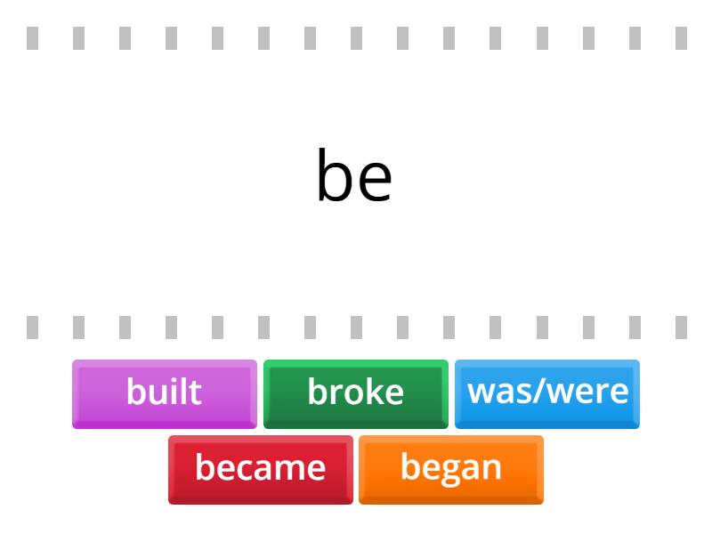 irreg verbs - Find the match