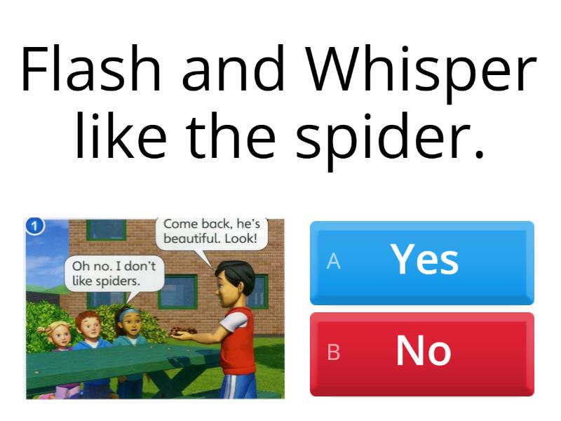 The Spider story (SM1) - Quiz