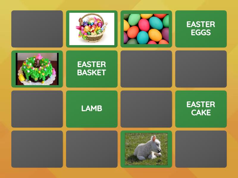 EASTER - Memory Game - Matching pairs