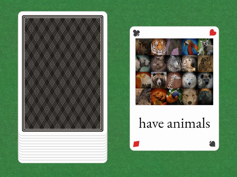 make a predicion, future - Speaking cards