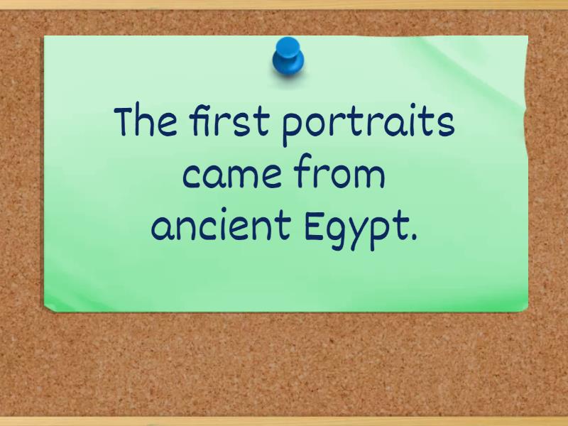 The art class: true or false - Flash cards