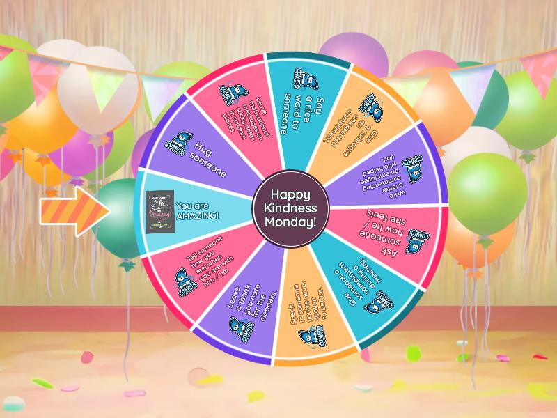 Casa Loma Kindness Challenge! - Spin the wheel