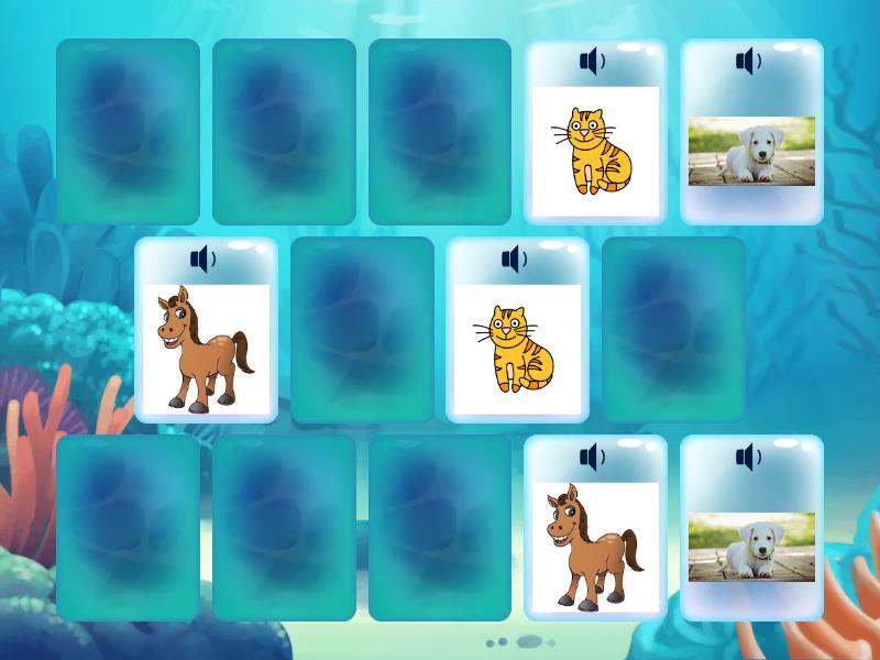 Memory animali 1 - Matching pairs