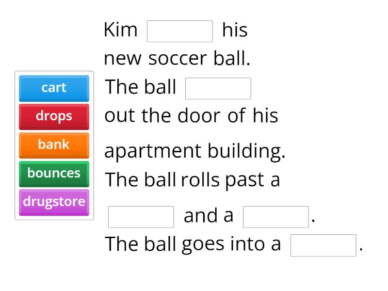 7. Missing words Basic 1 U7 - Complete the sentence