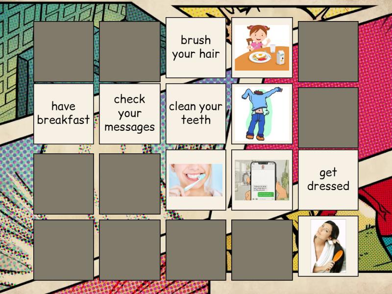 Prepare 2 Unit 2 Session 1 Matching Pairs