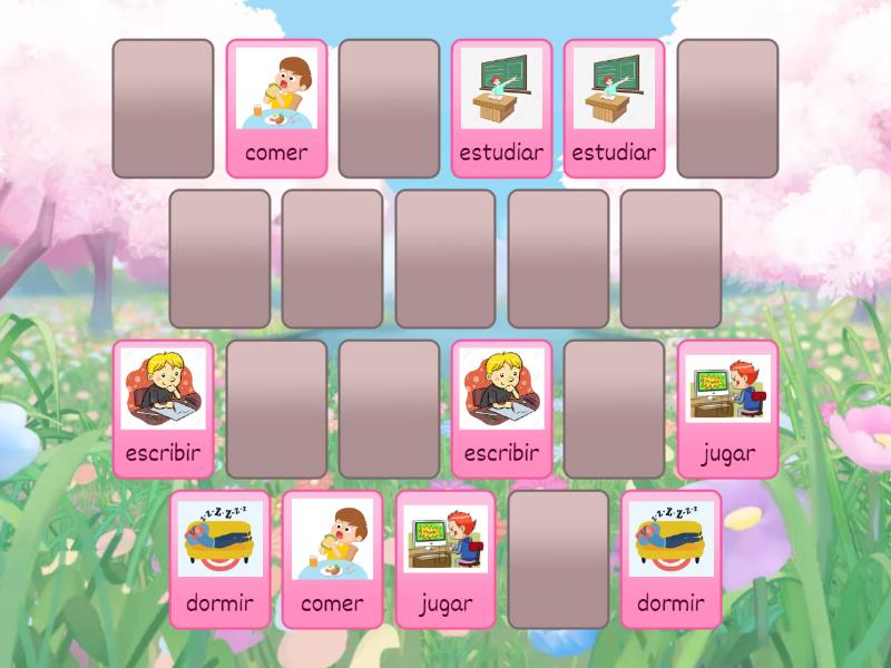 Memoria de verbos en infinitivo - Matching pairs